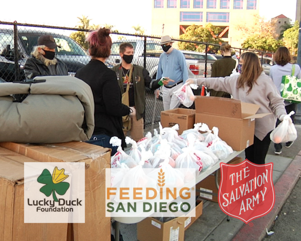 Combating Homelessness and Hunger in San Diego - Lucky Duck Foundation