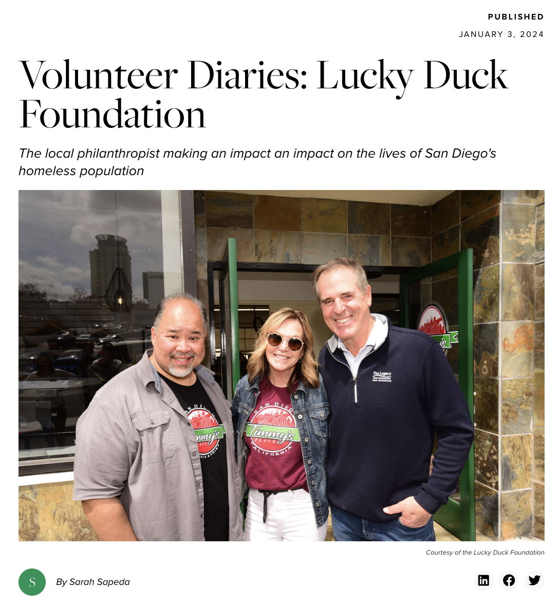 Be a Friend – Impact a Life – Lucky Duck